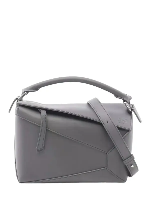 Loewe 2020s Puzzle Leather Tote Bag - Grey