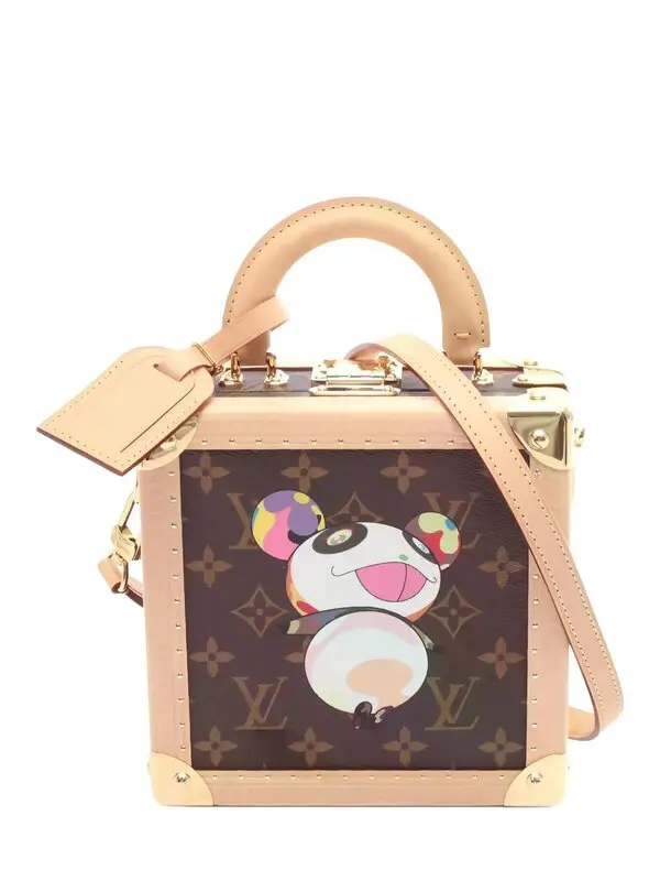 LOUIS VUITTON X Takashi Murakami Mini Square Trunk Bag - Brown