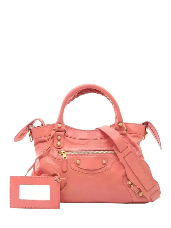 Balenciaga 2010s Giant City Handbag - Pink