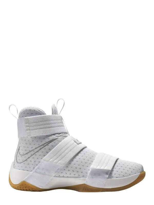 Nike Lebron Zoom Soldier 10 Strive For Greatness Sneakers - White/metallic Silver