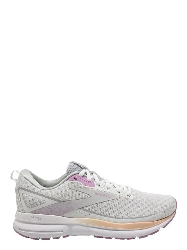Brooks Trace 3 - White/orchid/apricot