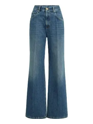 Brunello Cucinelli Contemporary Loose Trousers - Denim