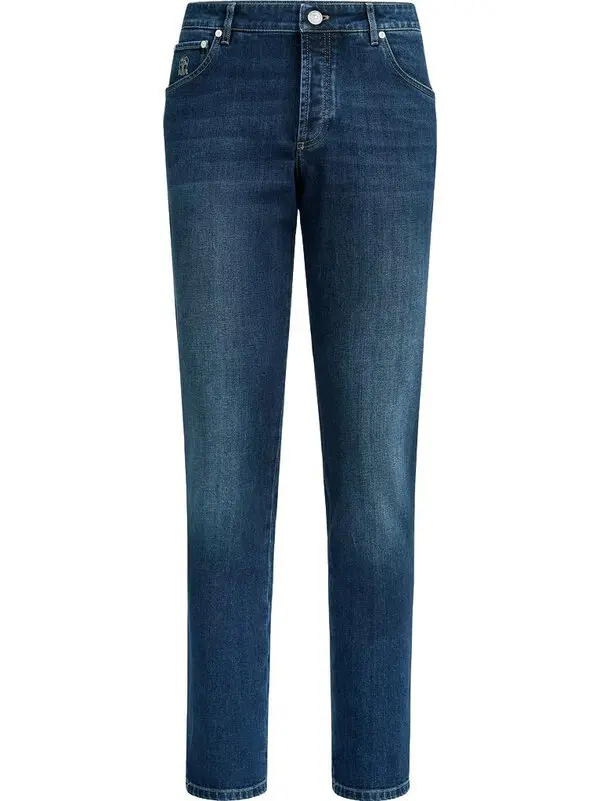 Brunello Cucinelli Comfort Denim Trousers - Dark Denim