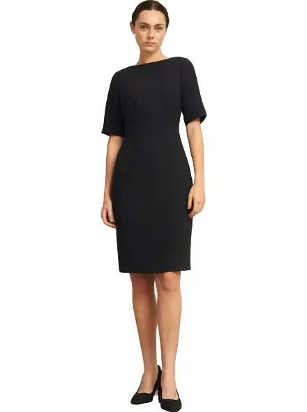 HOBBS LONDON Rae Sleeved Pencil Dress - Black