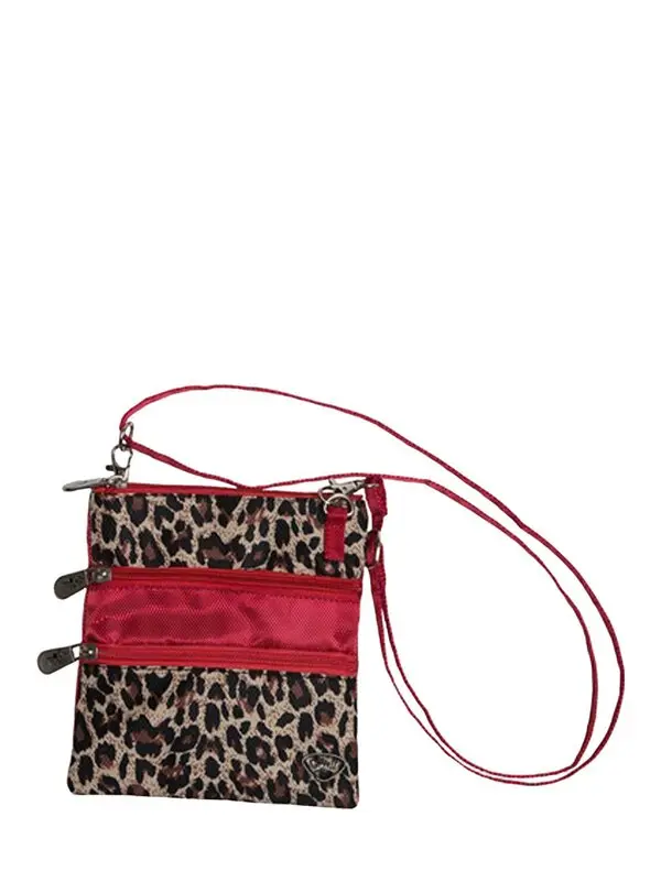 GLOVE IT 2-zip Crossbody Bag - Leopard