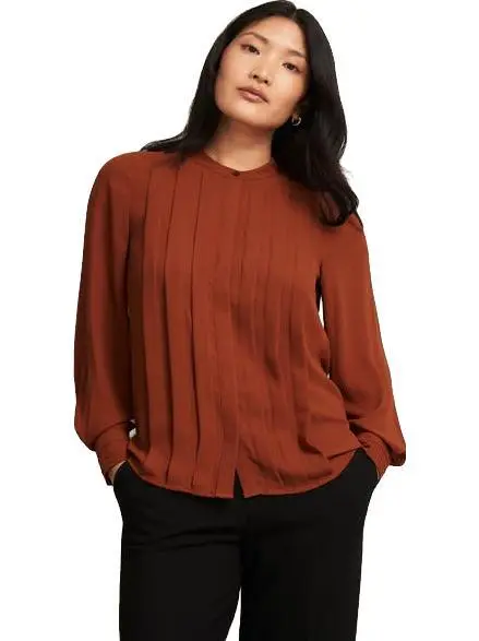 HOBBS LONDON Arizona Blouse - Copper Orange