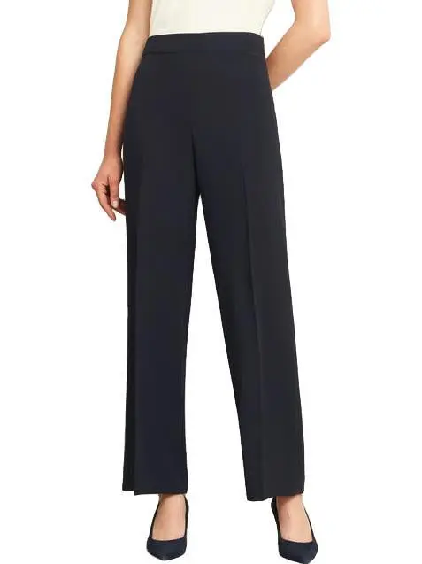 HOBBS LONDON Wide Leg Trousers - Navy