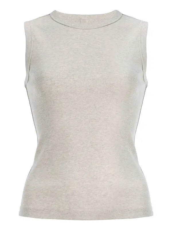 FLORE FLORE Esmé Cotton Tank Top - Grey