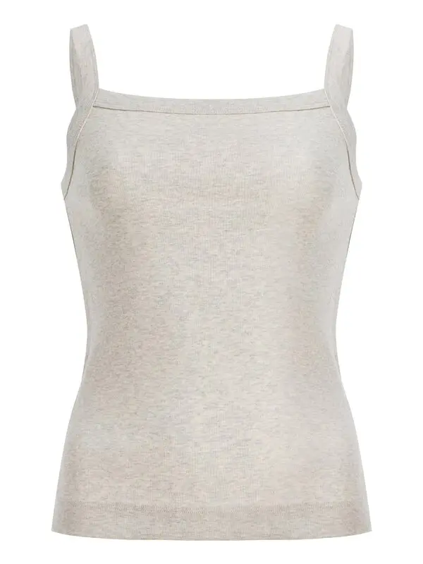 FLORE FLORE May Cotton Cami Top - Grey