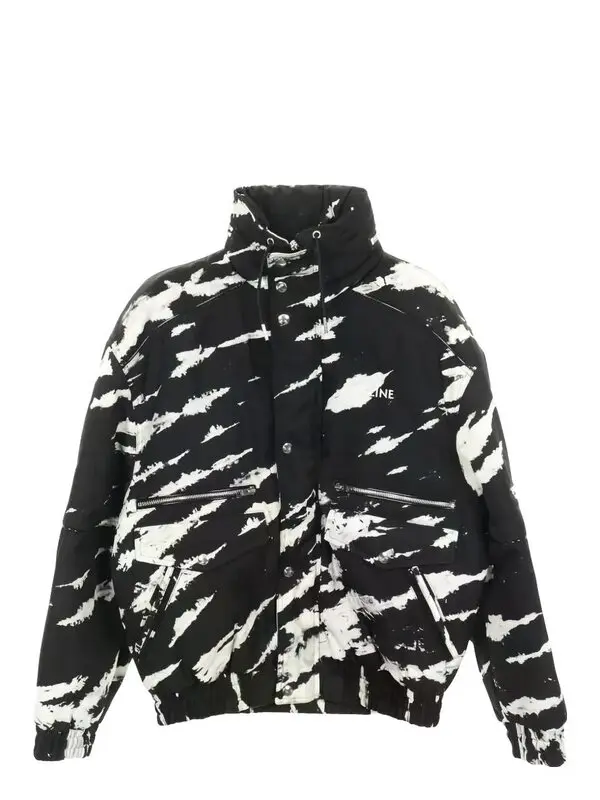 Celine 2022 Tie-dye Bomber Jacket - Black