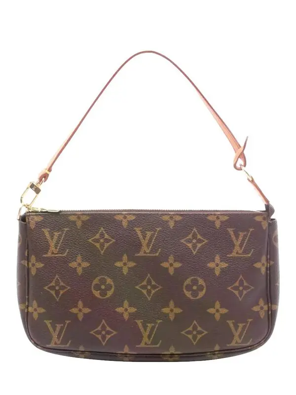 LOUIS VUITTON 2001 Monogram Pochette Accessoires - Brown
