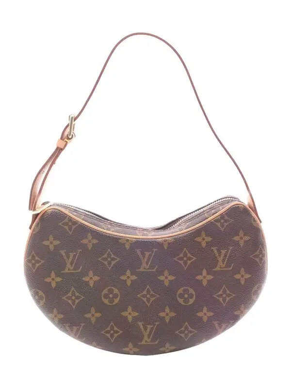 LOUIS VUITTON 2008 Monogram Croissant Pm Shoulder Bag - Brown
