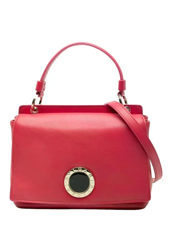 BVLGARI 2010-2025 Leather Duet Satchel - Pink
