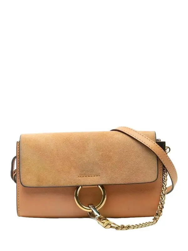 Chloé 2015-2018 Mini Faye Chain Crossbody Bag - Brown