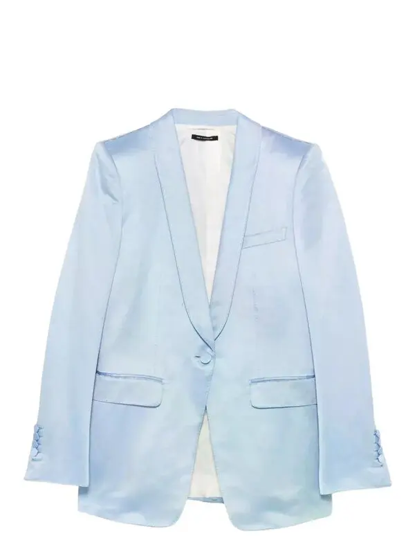 TOM FORD Button Blazer - Blue