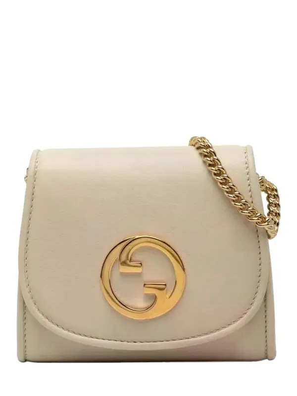 Gucci 2016-2026 Medium Blondie Wallet On Chain - White