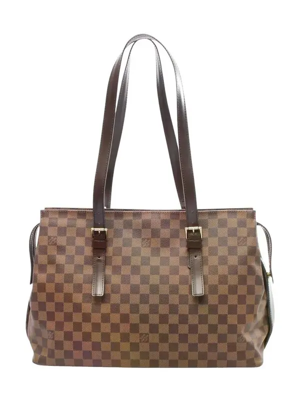 LOUIS VUITTON 2007 Damier Ebene Chelsea Shoulder Bag - Brown