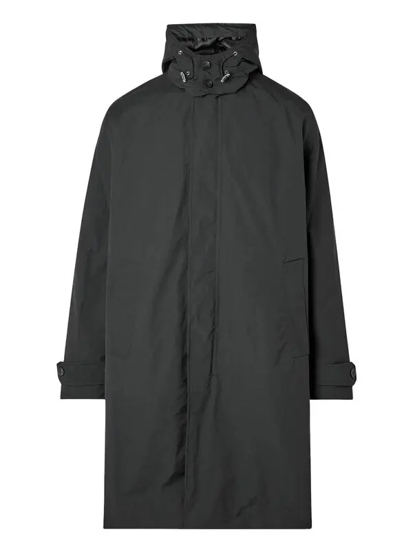 Mr P. Cotton-blend Hooded Parka - Black