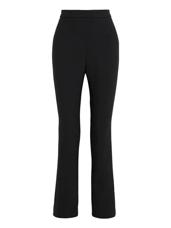 Sportmax Teoria Twill Straight-leg Pants - Black