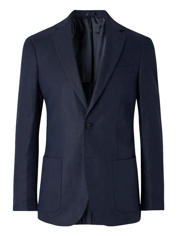Mr P. Linen Suit Jacket - Navy
