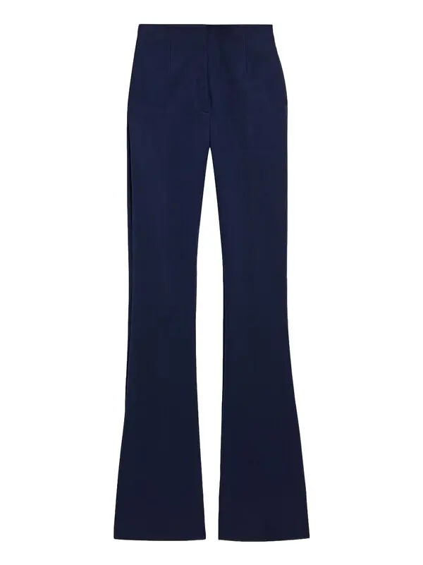 Sportmax Cricket Jersey Flared Pants - Navy