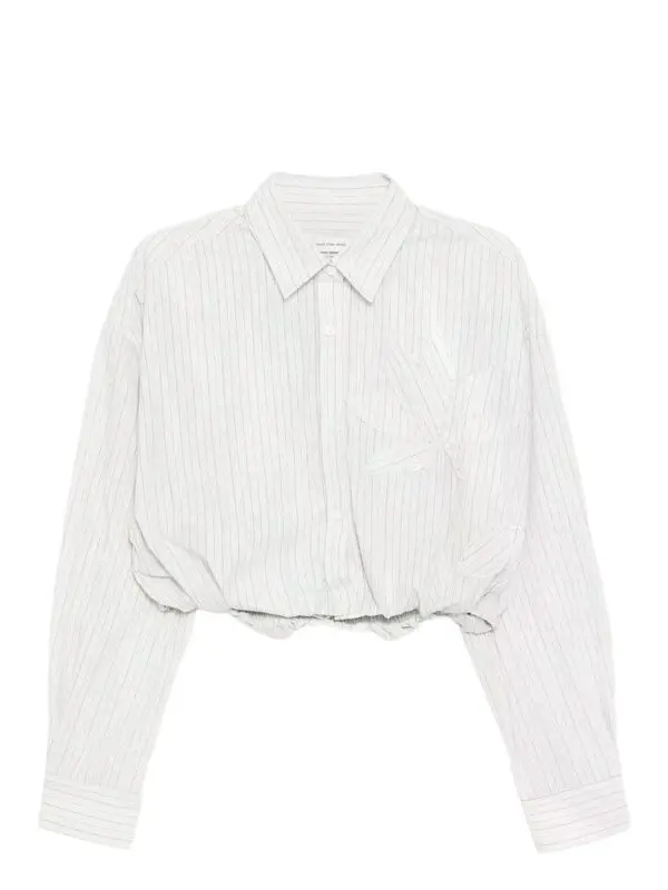 FENG CHEN WANG Striped Shirt - White