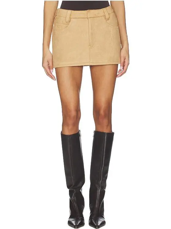 NAKEDVICE The Brooklyn Skirt - Tan