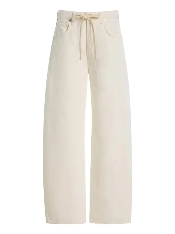 Citizens Of Humanity Brynn Drawstring Denim Trousers - White
