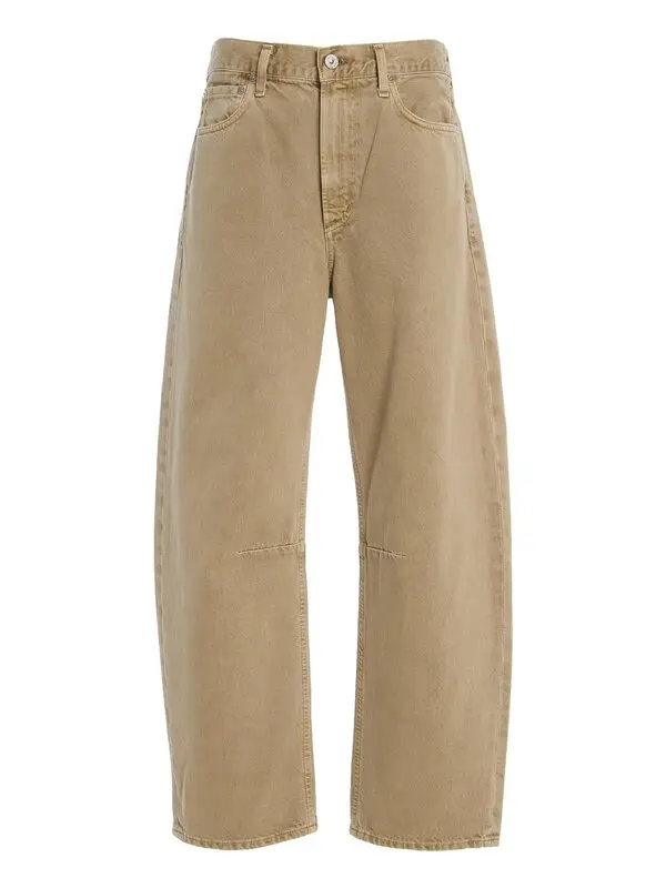 Citizens Of Humanity Miro High-rise Barrel-leg Jeans - Brown