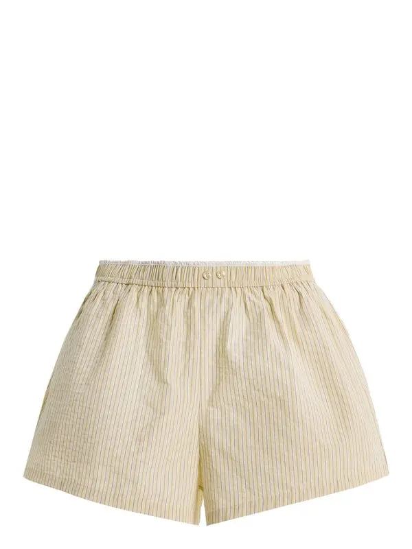 ELCE Yoli Stripe Shorts - Yellow