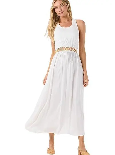 Victoria's Secret Tiare Hawaii Tidal Wave Maxi Dress - White,ivory