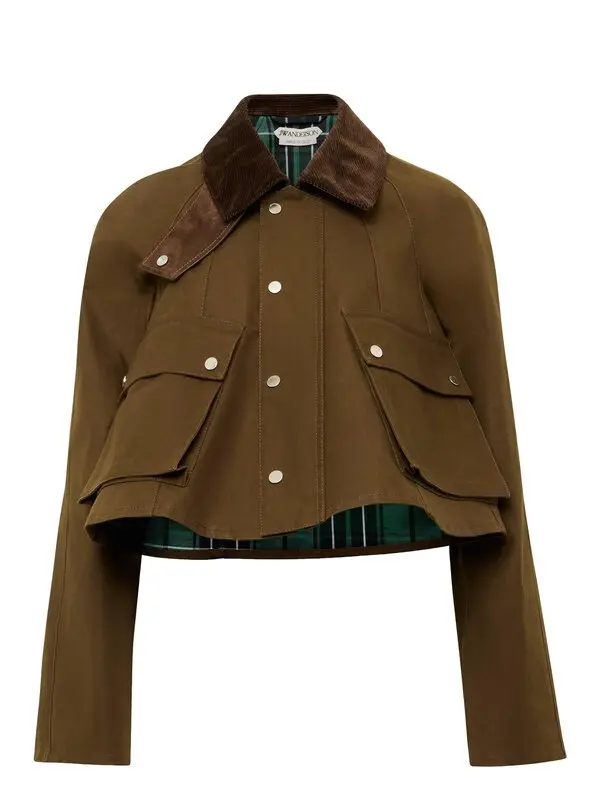 JW Anderson Cotton Barn Jacket - Olive