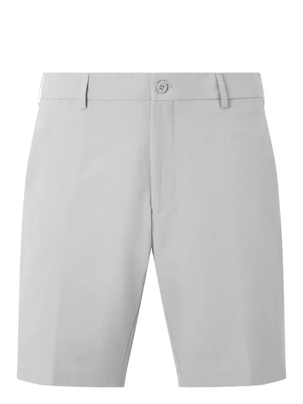 Peter Millar Surge Slim-fit Straight-leg Tech-jersey Golf Shorts - Gray