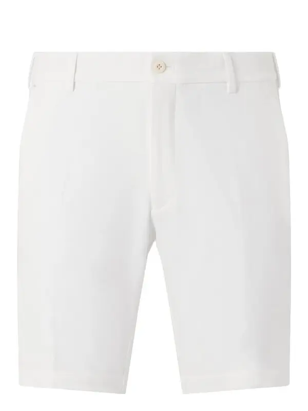 Peter Millar Surge Straight-leg Tech-jersey Golf Shorts - White
