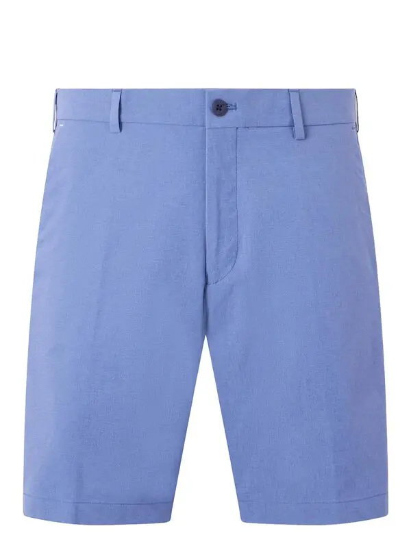 Peter Millar Surge Straight-leg Tech-jersey Golf Shorts - Blue