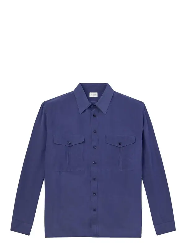 Saint Laurent Voile Shirt - Blue