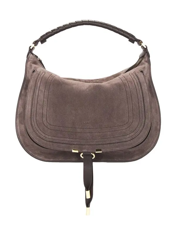 Chloé Marcie Shoulder Bag - Kohl Brown