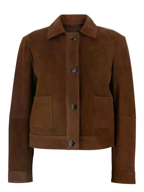 Max Mara Pocket Button Jacket - Brown