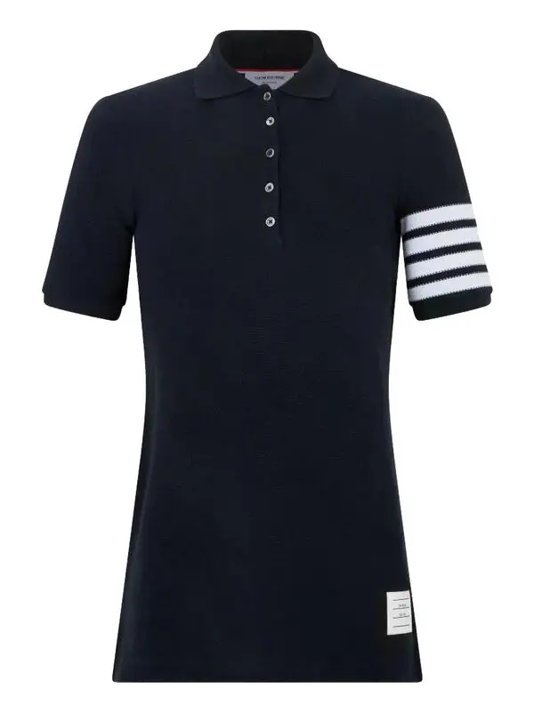 Thom Browne 4-bar Polo Dress - Blue