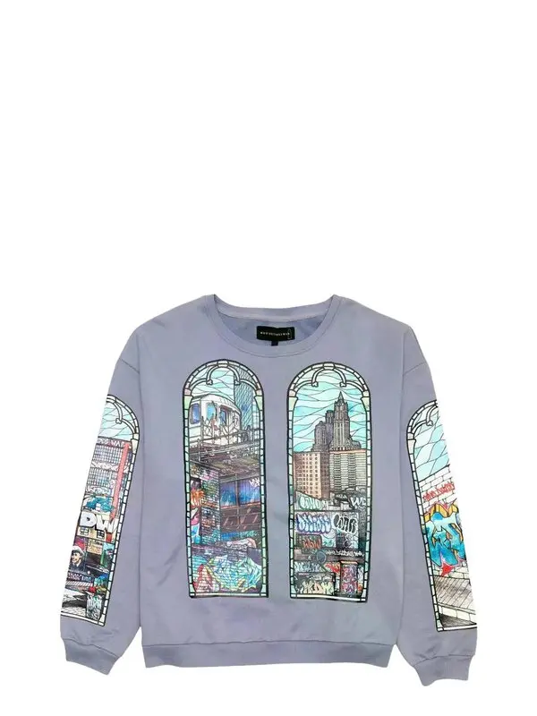 WHO DECIDES WAR Politics As Usual Crew-neck Sweatshirt - Grey