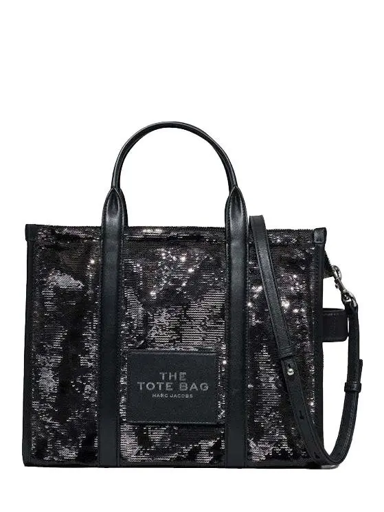 Marc Jacobs The Sequin Medium Tote Bag - Black