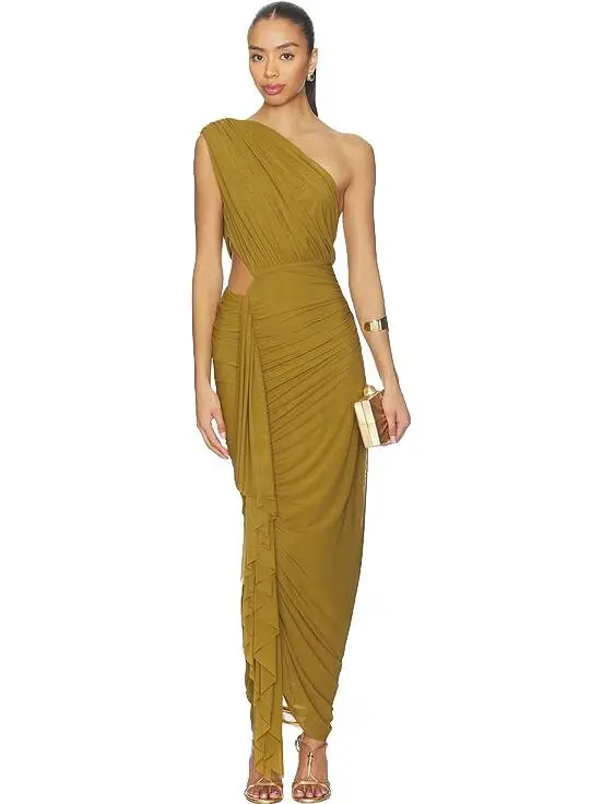 Superdown Juliet Midi Dress - Olive