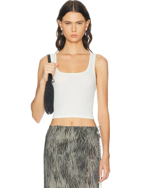 SKIMS Cotton Rib Tank Top - Marble