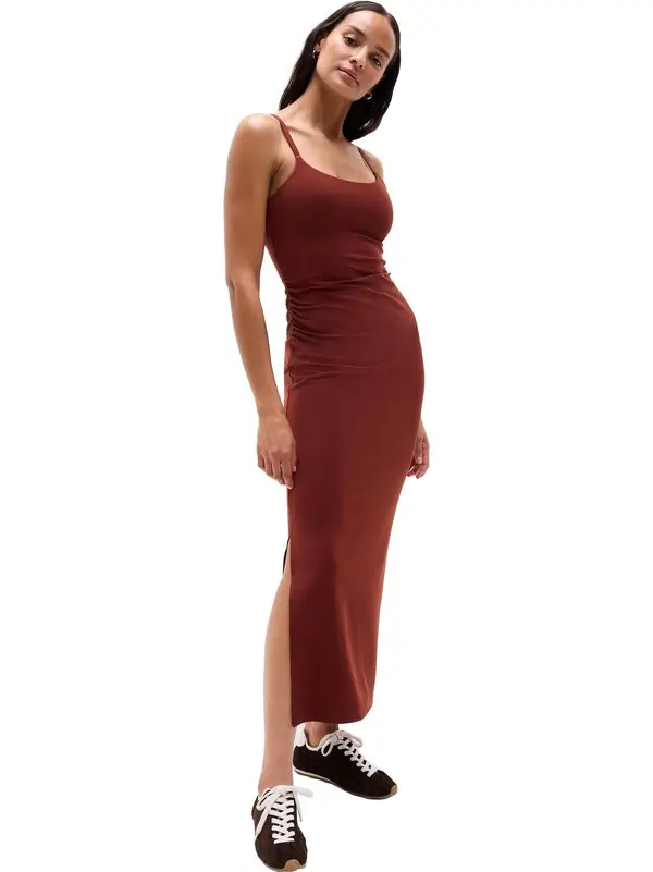 Athleta Transcend Maxi Dress - Cinnamon