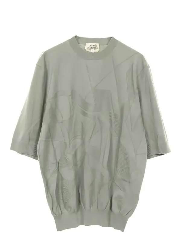 Hermès Selles Crew-neck Top - Green