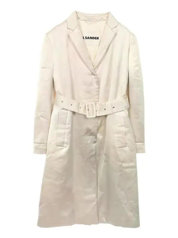 JIL SANDER Belted Coat - Neutrals