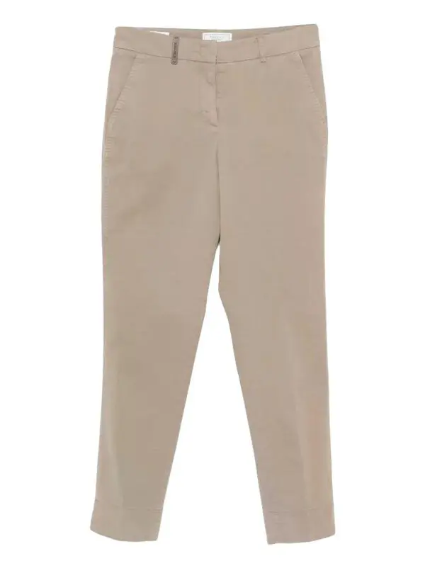 Peserico Straight-leg Trousers - Neutrals