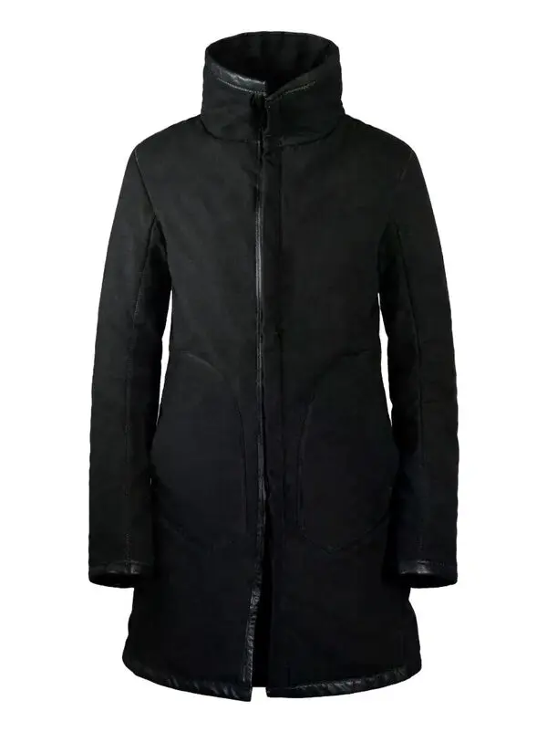 ISAAC SELLAM EXPERIENCE Padded Design Coat - Black