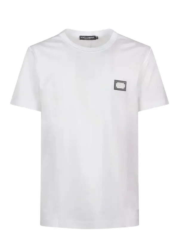 Dolce & Gabbana Logo-plaque T-shirt - White