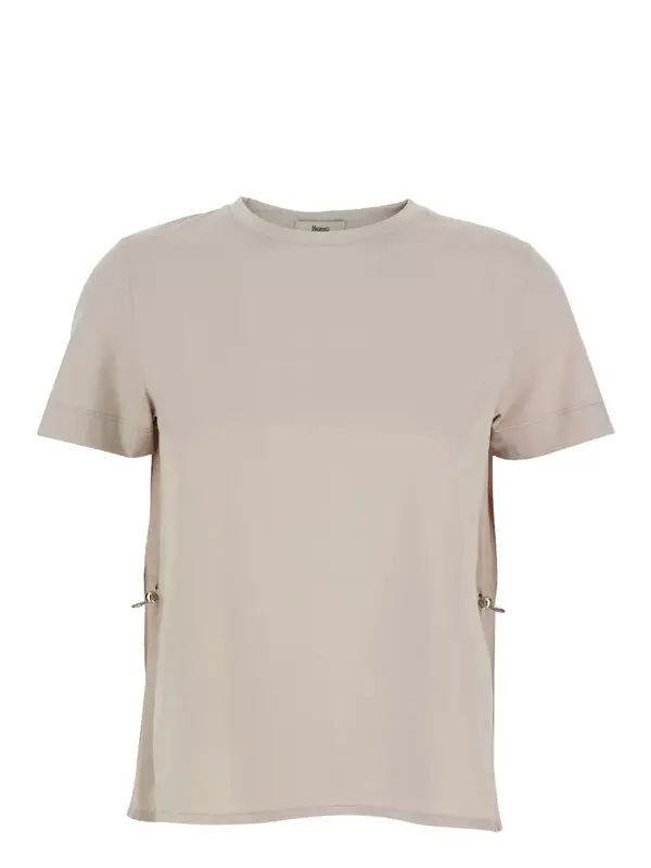 Herno Side-tab T-shirt - Neutrals